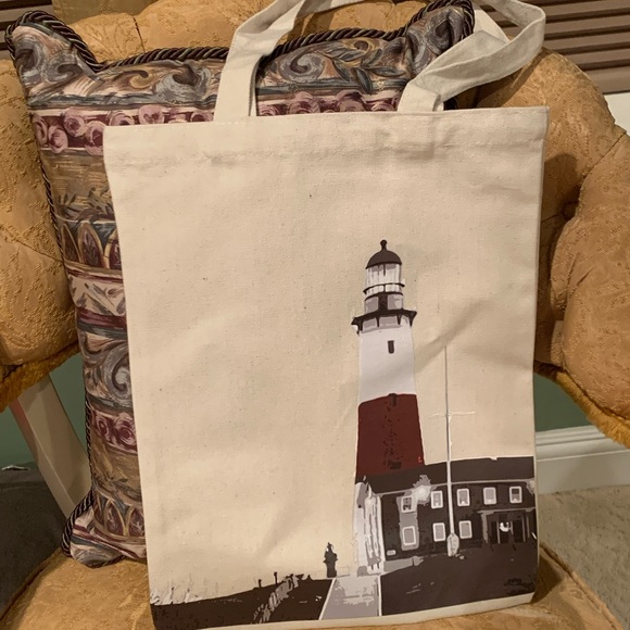 Bags | Brand New Canvas Tote Bag Lighthouse | Poshmark